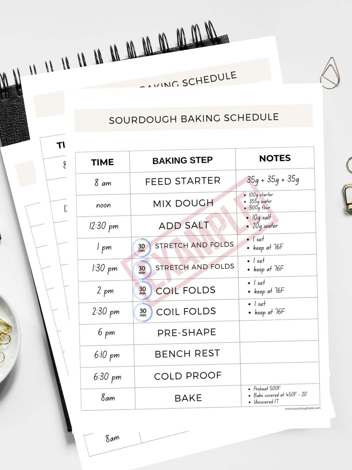 Sourdough Baking Schedule: Baking Timetables – sourdoughtalk.com