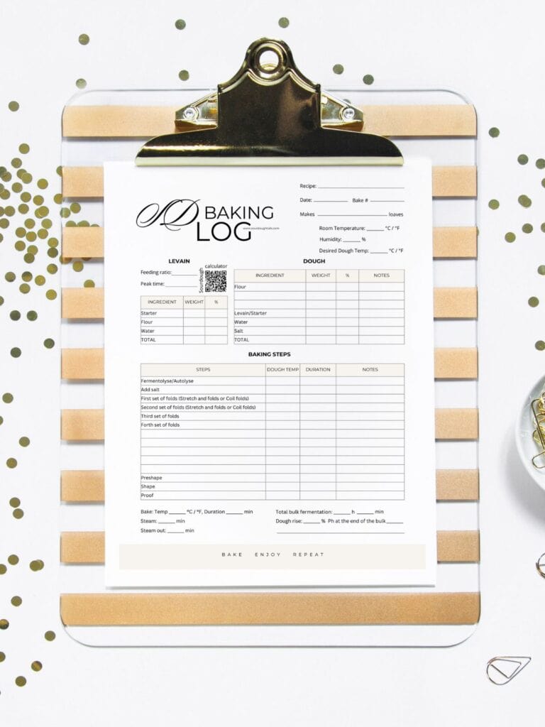 Sourdough Baking Log: How I Track Each Bake (+ Free Download ...