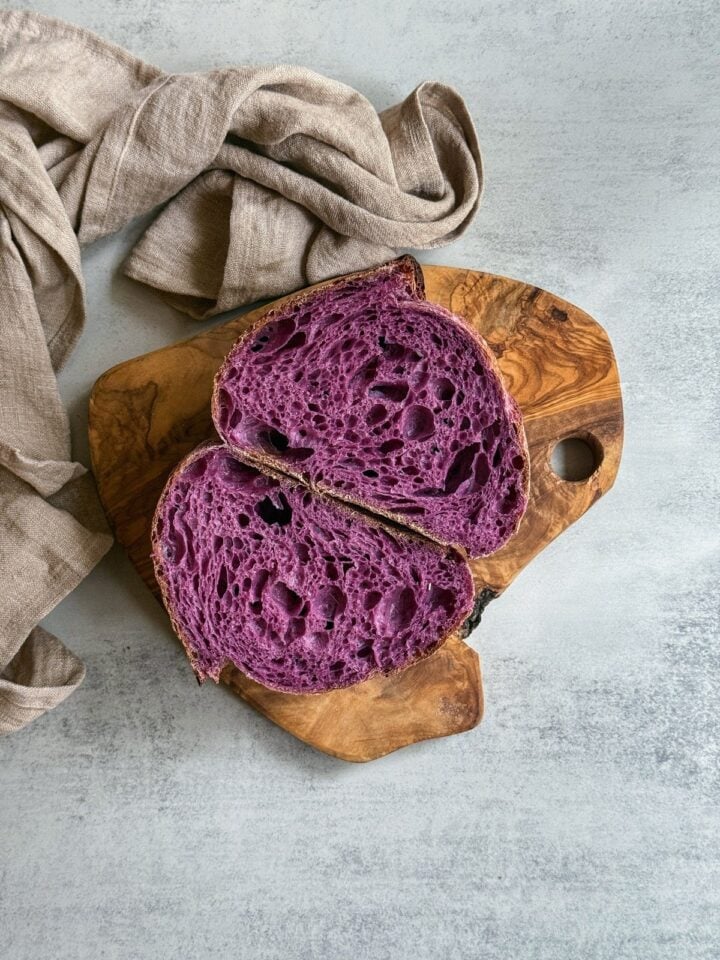 Purple Sweet Potato Sourdough Bread for a Colorful Breakfast ...