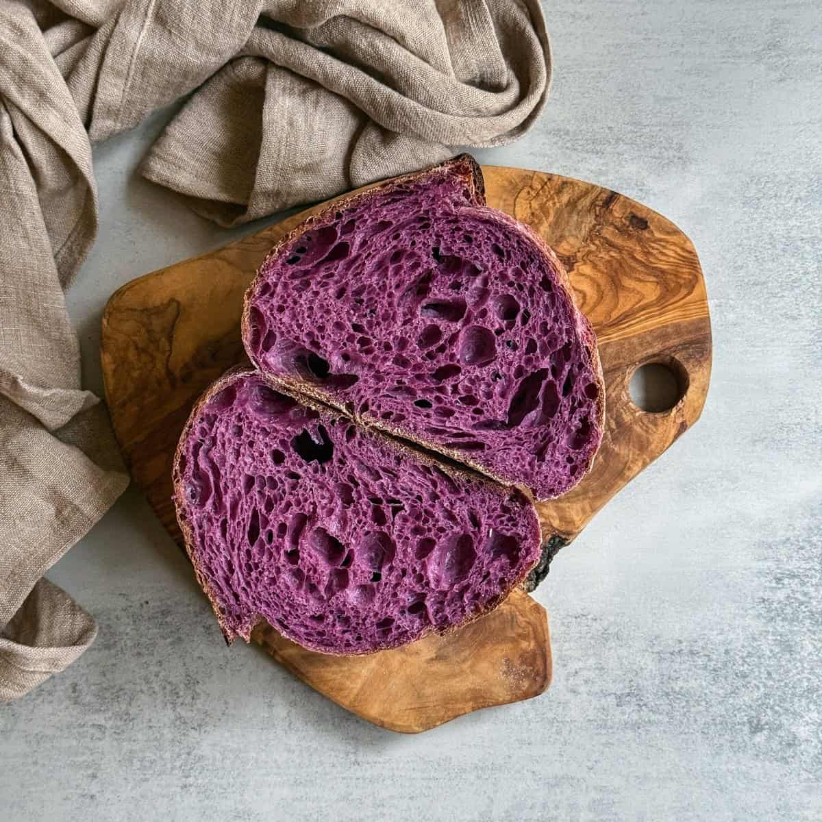 Purple Sweet Potato Sourdough Bread for a Colorful Breakfast ...